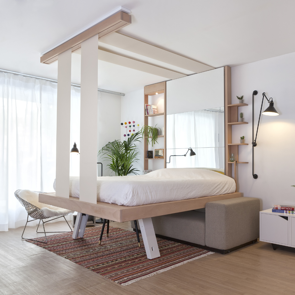 Lit escamotable bedUp® : La solution pour les petits espaces